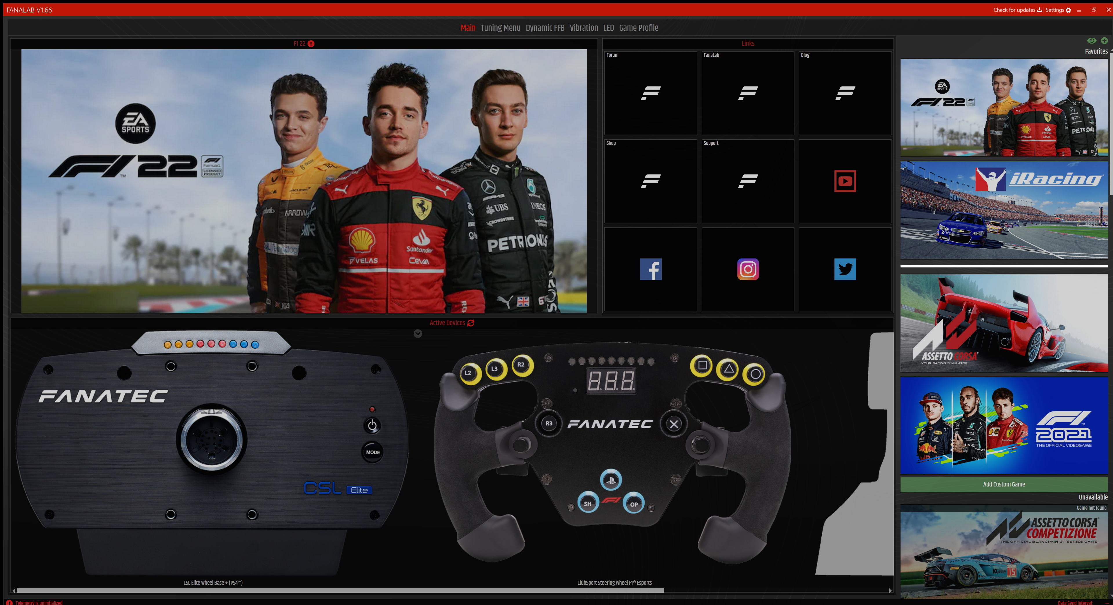 SOLVED: Fanalab: Telemetry is uninitialized for F1 22 - F1 20xx ...