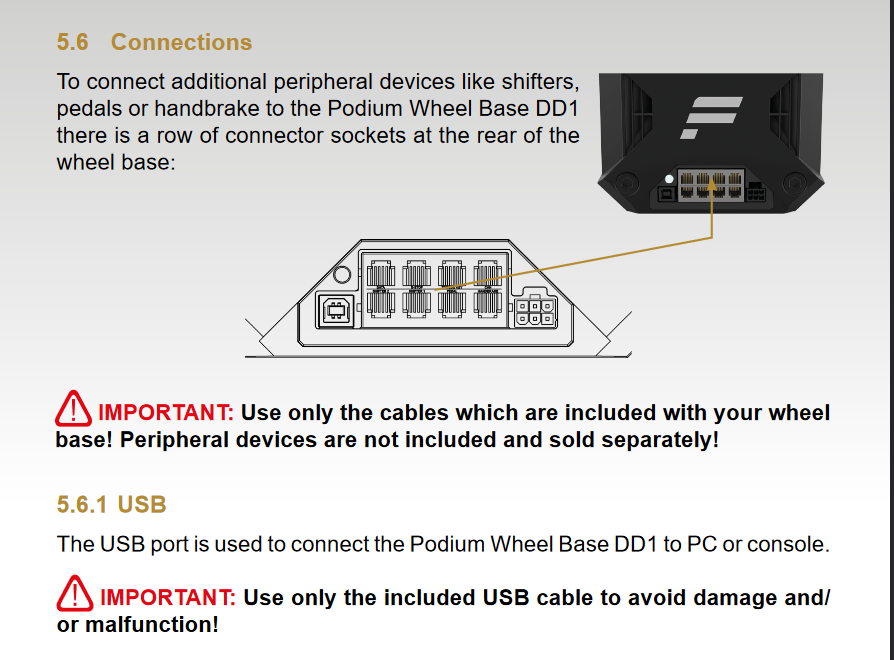 Connecting CSP3 to a DD1 base: can I use the cable bundled with the ...