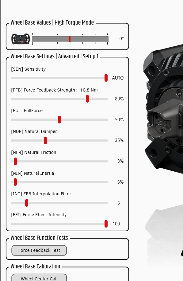 Weak FFB with DD+ - Wheel Bases (and Racing Wheels) - Fanatec Community