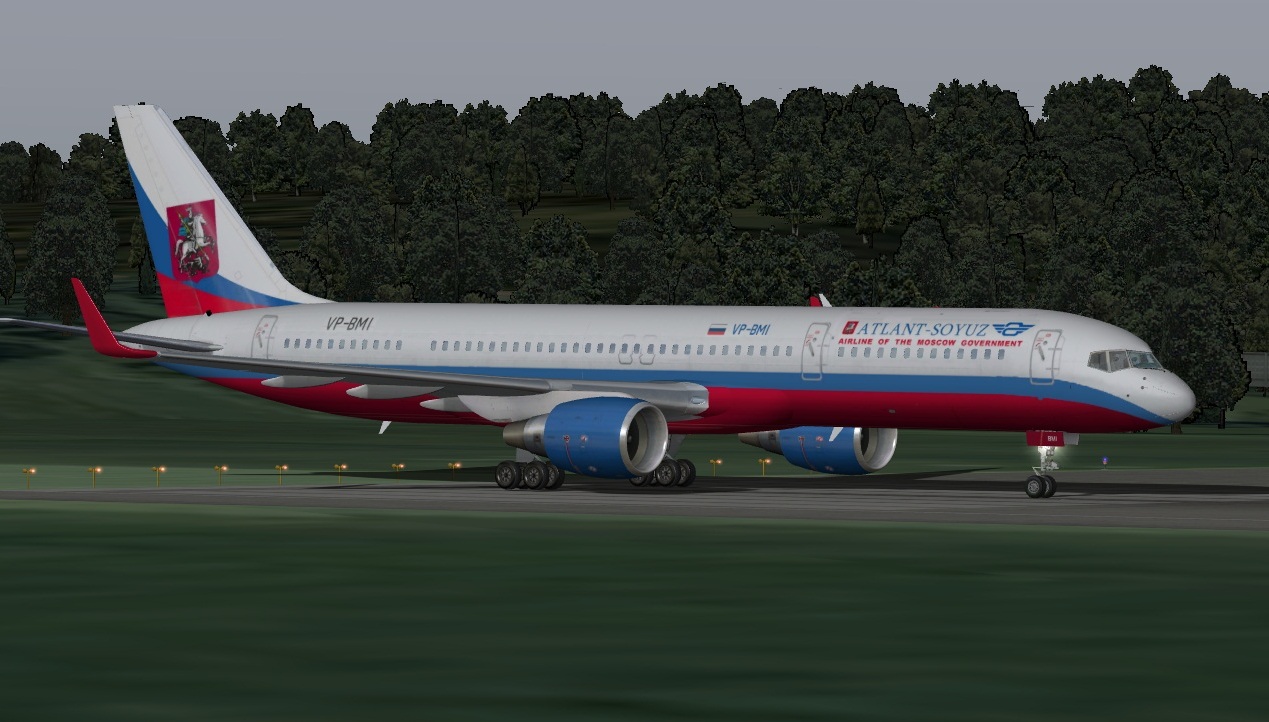 Atlant-souz livery for Boeing 757-200 PW and RR - Aircraft Skins ...