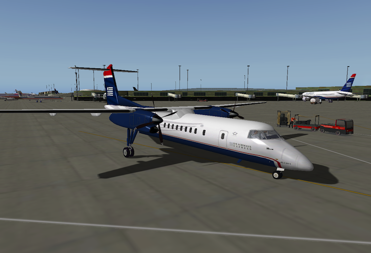 DHC8-300 US Airways EXPRESS - Aircraft Skins - Liveries - X-Plane.Org Forum
