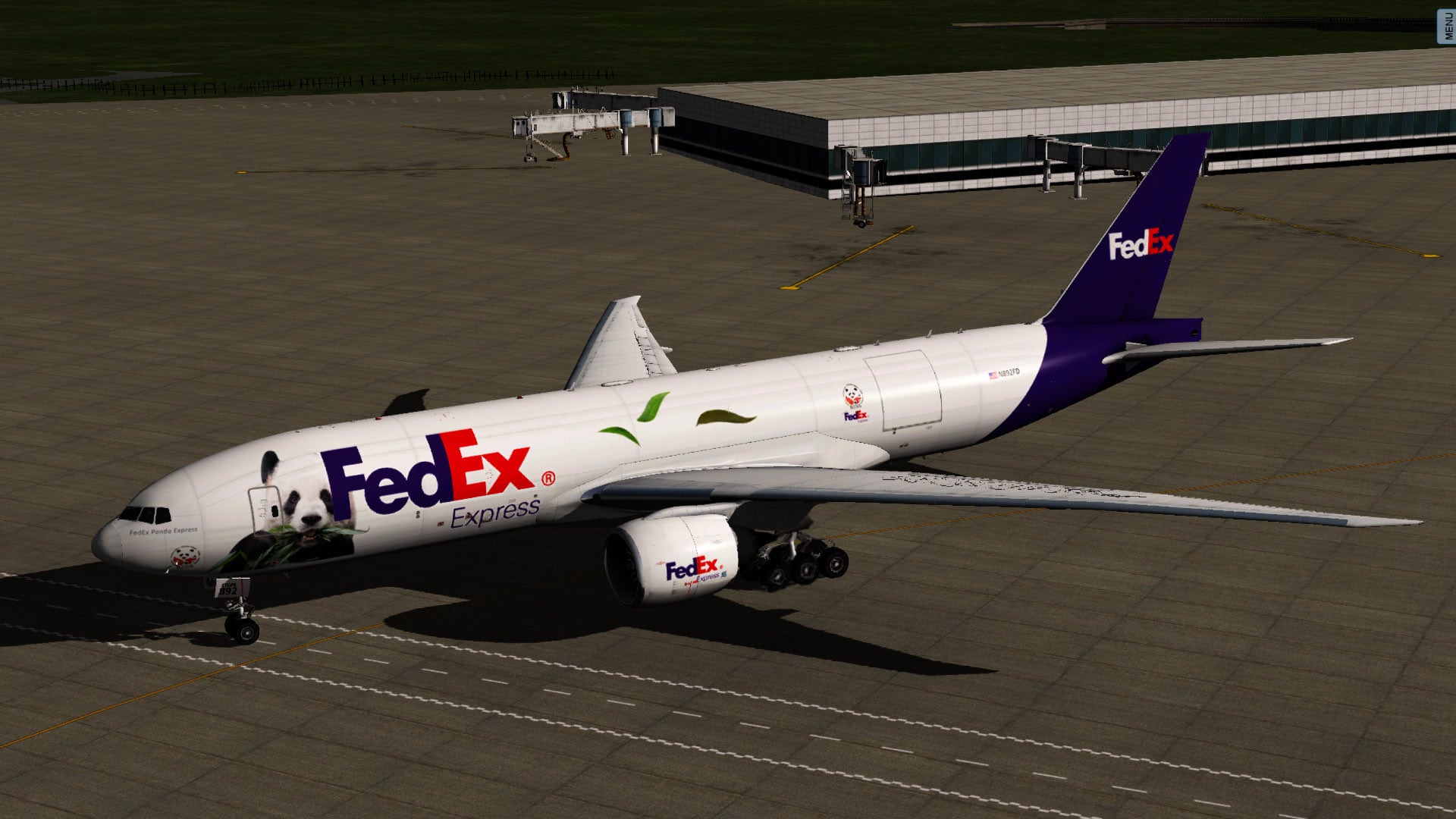 Fedex Panda - Boeing 777-200F - Aircraft Skins - Liveries - X-Plane.Org ...