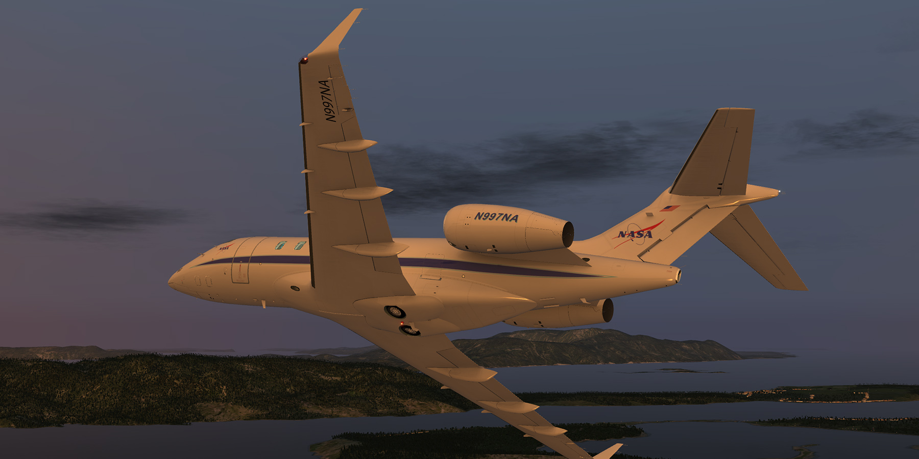 NASA Livery for DDenn's Challenger 300 - Challenger 300 skins - X-Plane ...