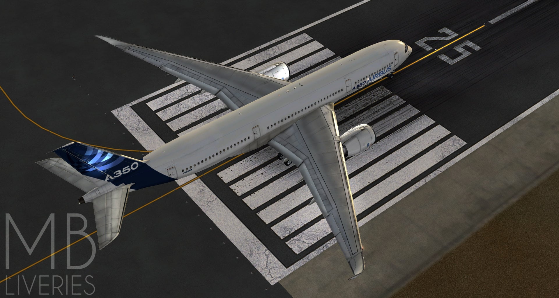 Wings texture - Airbus A350-900XWB - Aircraft Skins - Liveries - X ...