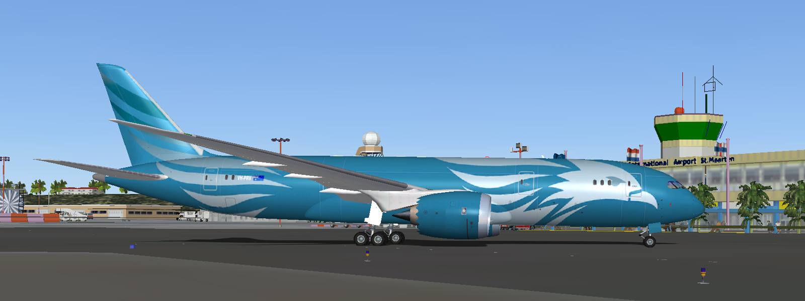 B787 Falcon livery (fictional) - Aircraft Skins - Liveries - X-Plane ...