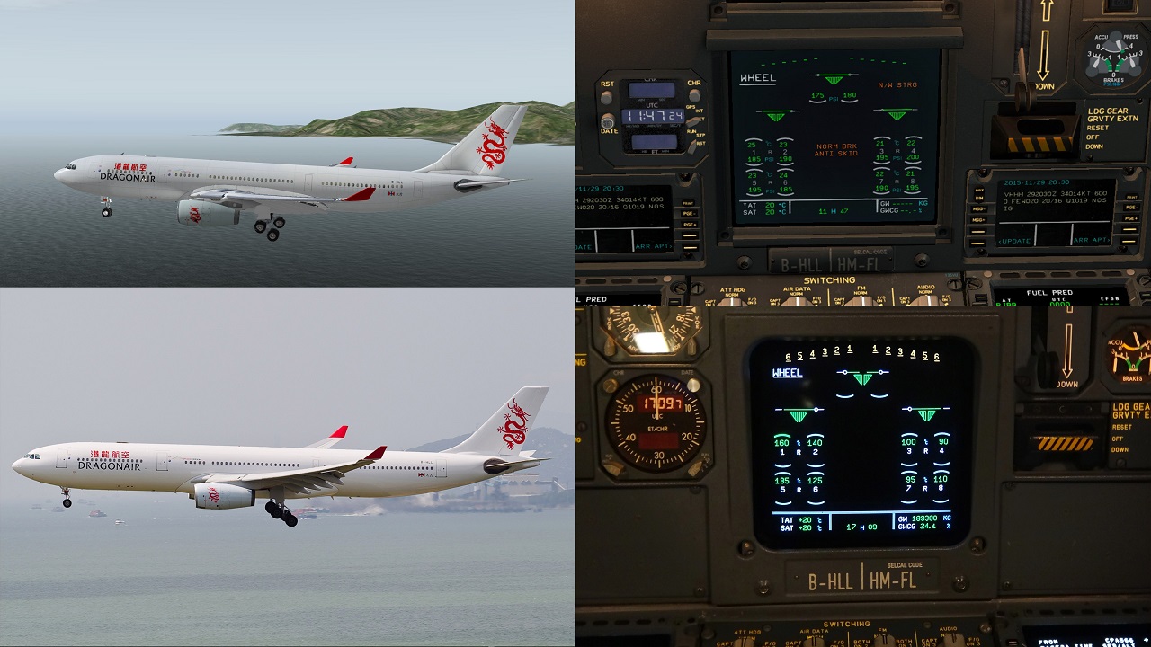 Dragonair Livery x2 for JARdesign A330 - Other Payware Aircraft - X ...