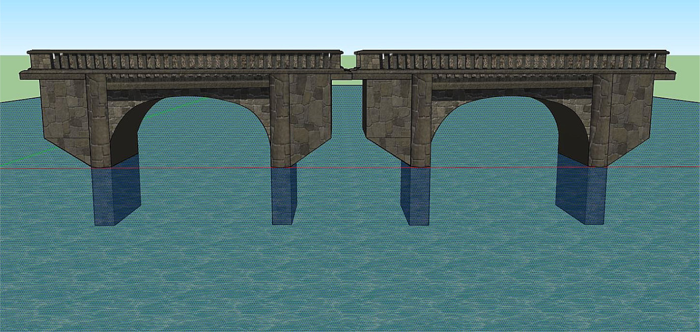 Ornamental Stone Arch Bridges With Ramp - Objects - X-Plane.Org Forum