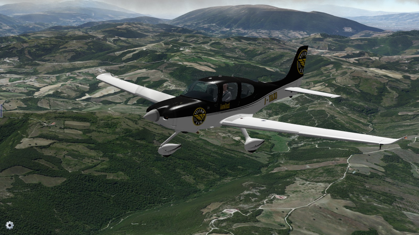 Yellow & Black "Taxicab" liveries for the vFlyteAir Cirrus SR-20 ...
