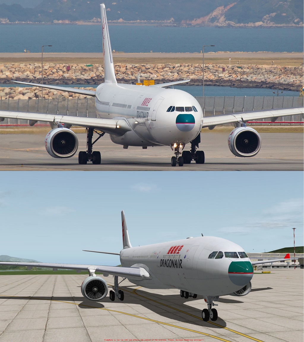 Dragonair Livery x2 for JARdesign A330 - Other Payware Aircraft - X ...
