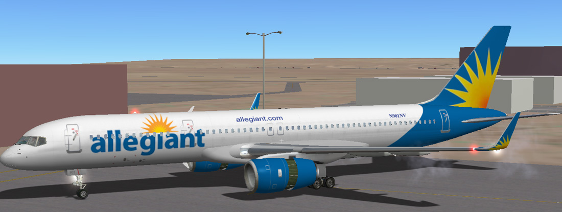 Allegiant Air B757 Livery - Aircraft Skins - Liveries - X-Plane.Org Forum