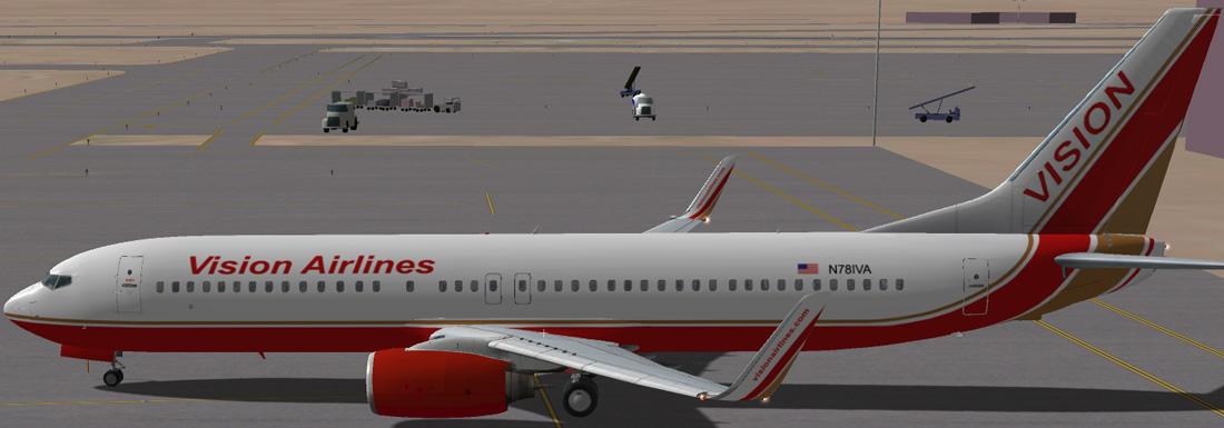 Vision Airlines Livery for EADT B737 - Aircraft Skins - Liveries - X ...