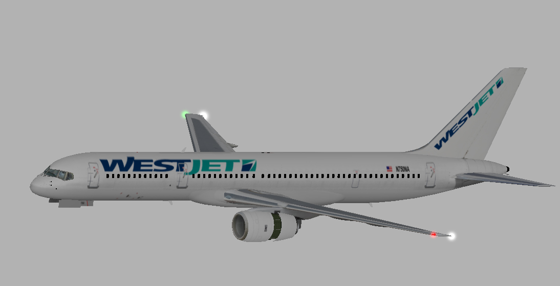 WestJet B757 Livery - Aircraft Skins - Liveries - X-Plane.Org Forum