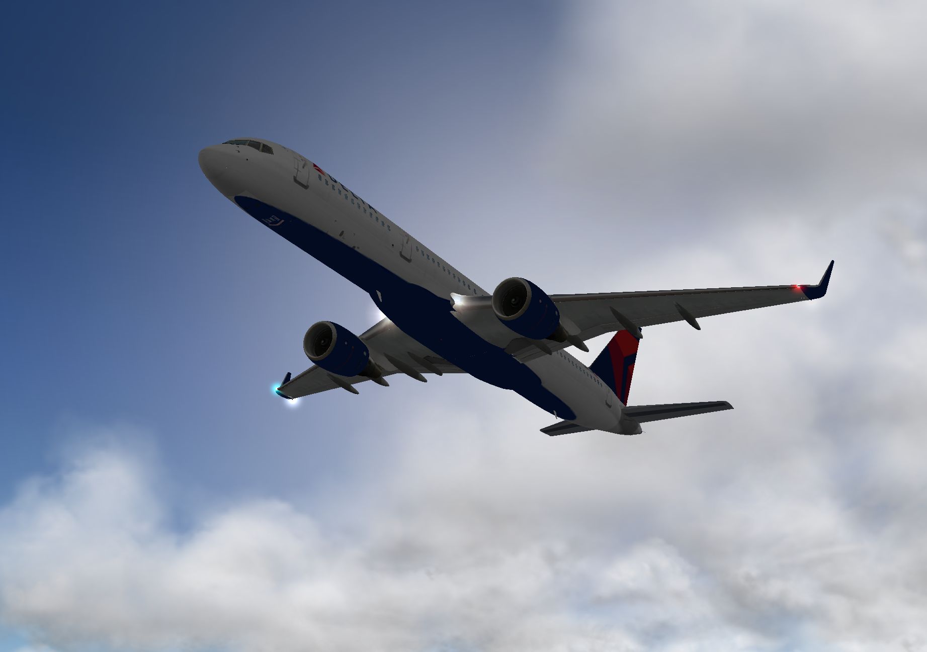 Delta Airlines Boeing 757-200 PW WL NNC - Aircraft Skins - Liveries - X ...