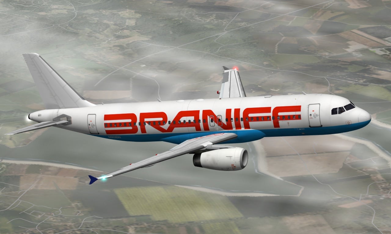 Braniff 1989 livery (red/blue) for QPAC A320 - Aircraft Skins ...