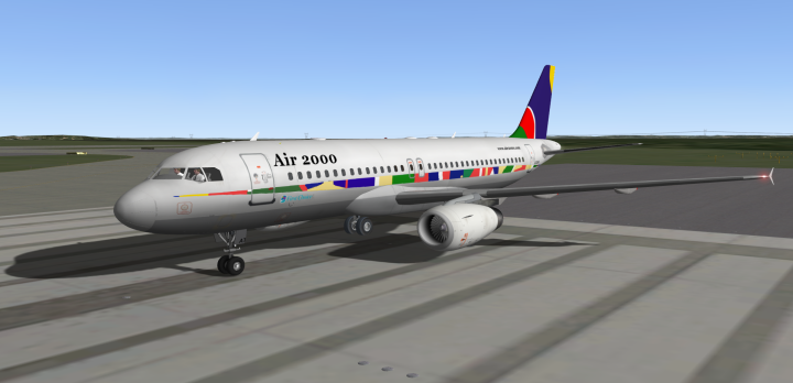 Air 2000 livery for A320 QPAC - Aircraft Skins - Liveries - X-Plane.Org ...