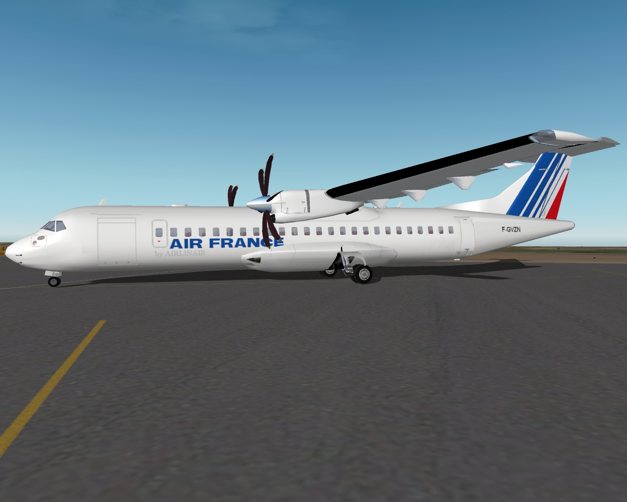Airlinair ATR 72-500 livery - Aircraft Skins - Liveries - X-Plane.Org Forum