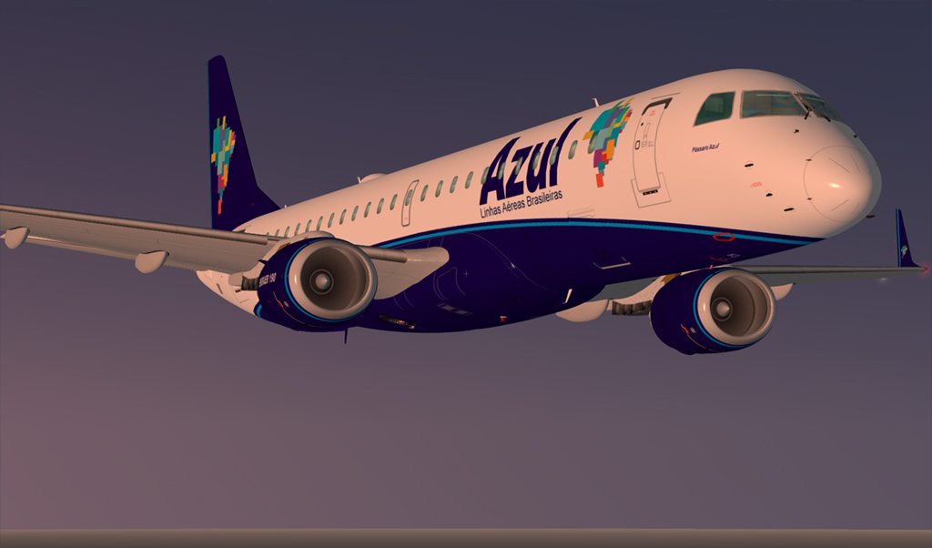 SSG E-190 Azul AirLines - Aircraft Skins - Liveries - X-Plane.Org Forum