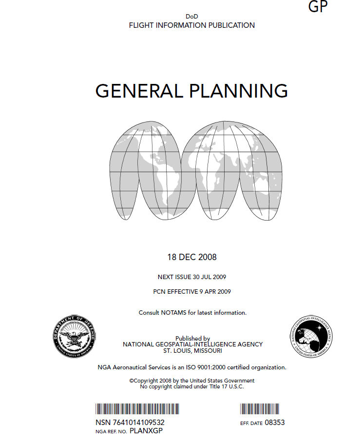 U.S. DoD FLIP General Planning - Flight Information Handbook ...