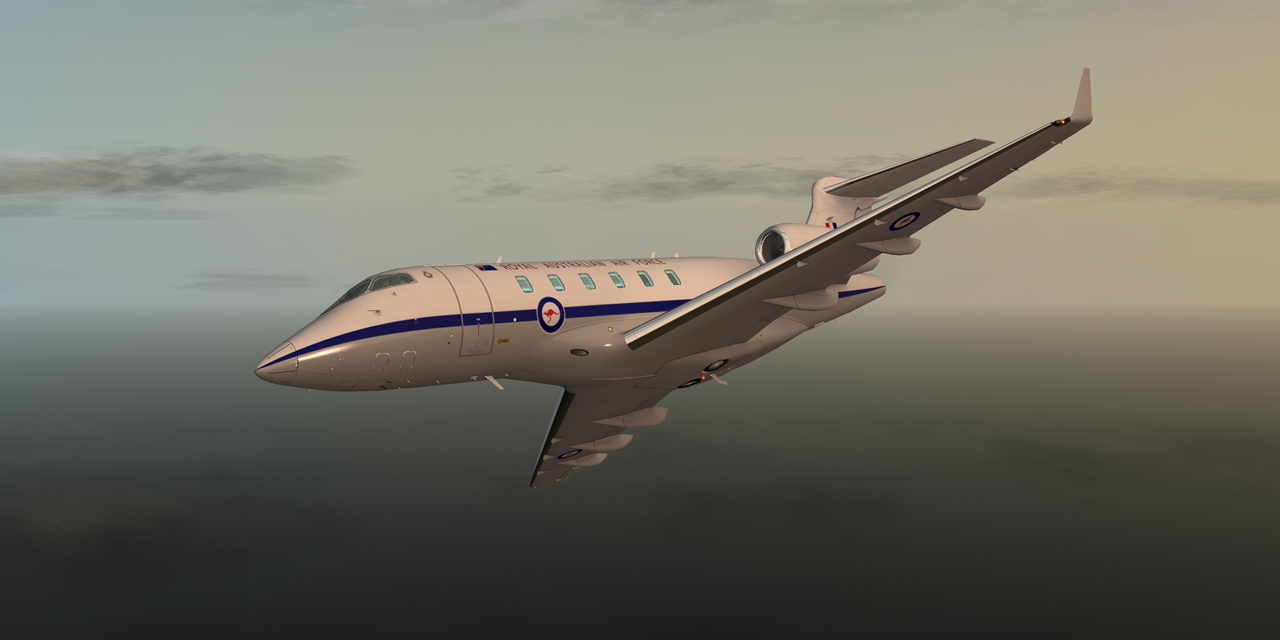 RAAF 34 Squadron Livery for DDenn's Challenger 300 - Challenger 300 ...