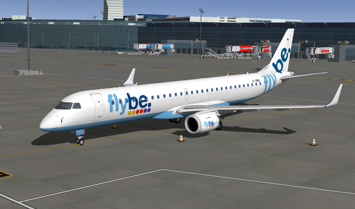 Embraer ERJ 195 LR 1.2.1 by X-Crafts 4K Flybe Livery - Aircraft Skins ...