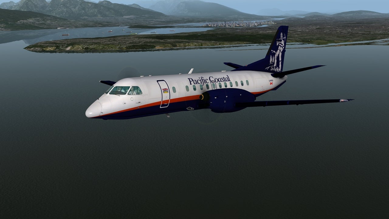 LES Saab 340 Pacific Coastal Airlines -New Livery - Aircraft Skins ...
