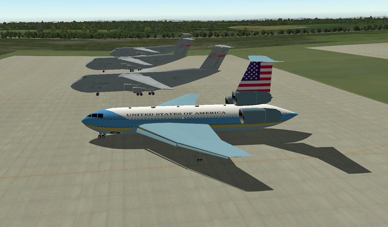 Sonic Cruiser B-797 POTUS (Air Force One) - Custom Designs - X-Plane ...