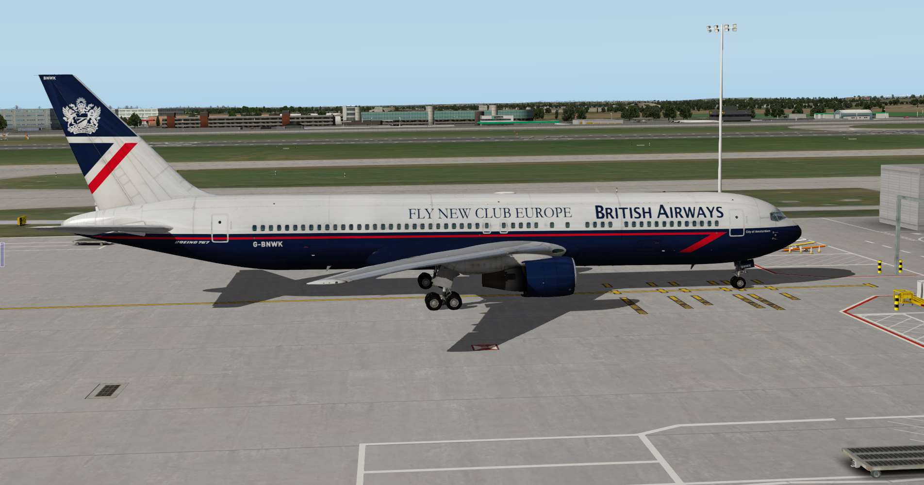 Flight Factor 767-300 British Airways - City of Amsterdam - Aircraft ...