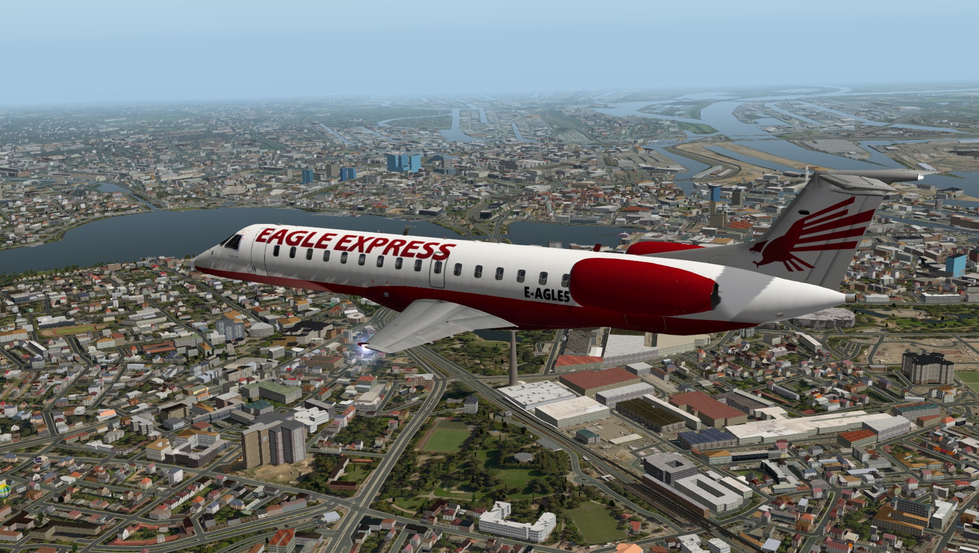 ERJ-140 EagleExpress - Aircraft Skins - Liveries - X-Plane.Org Forum