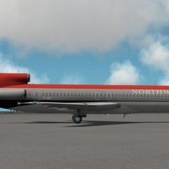 Northwest Airlines Boeing 727-200 'N718RC' FlyJSim - Aircraft Skins ...