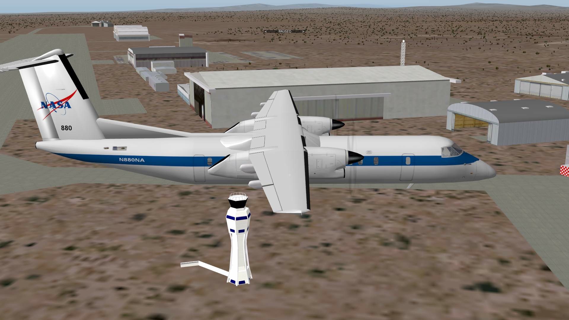 Fictional NASA Livery for Riviere's DHC8-300 - Aircraft Skins ...