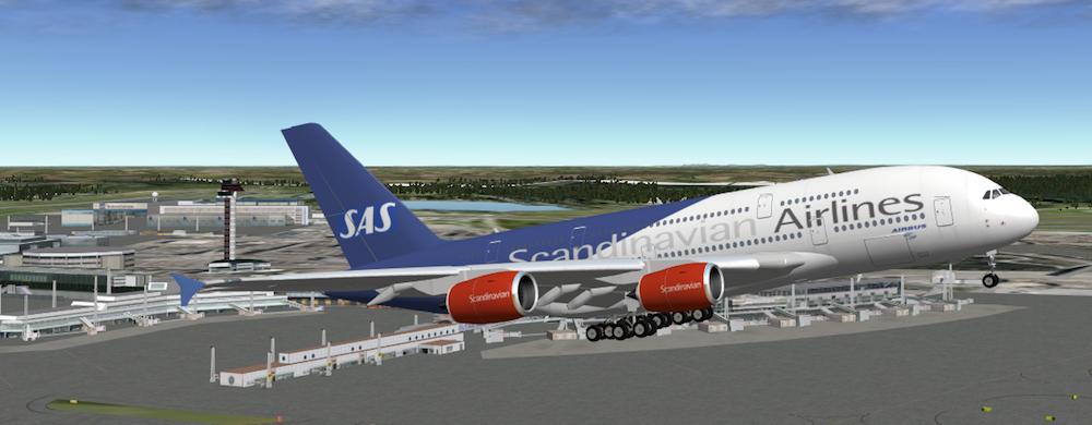SAS A380-800 livery/Fictional - Aircraft Skins - Liveries - X-Plane.Org ...