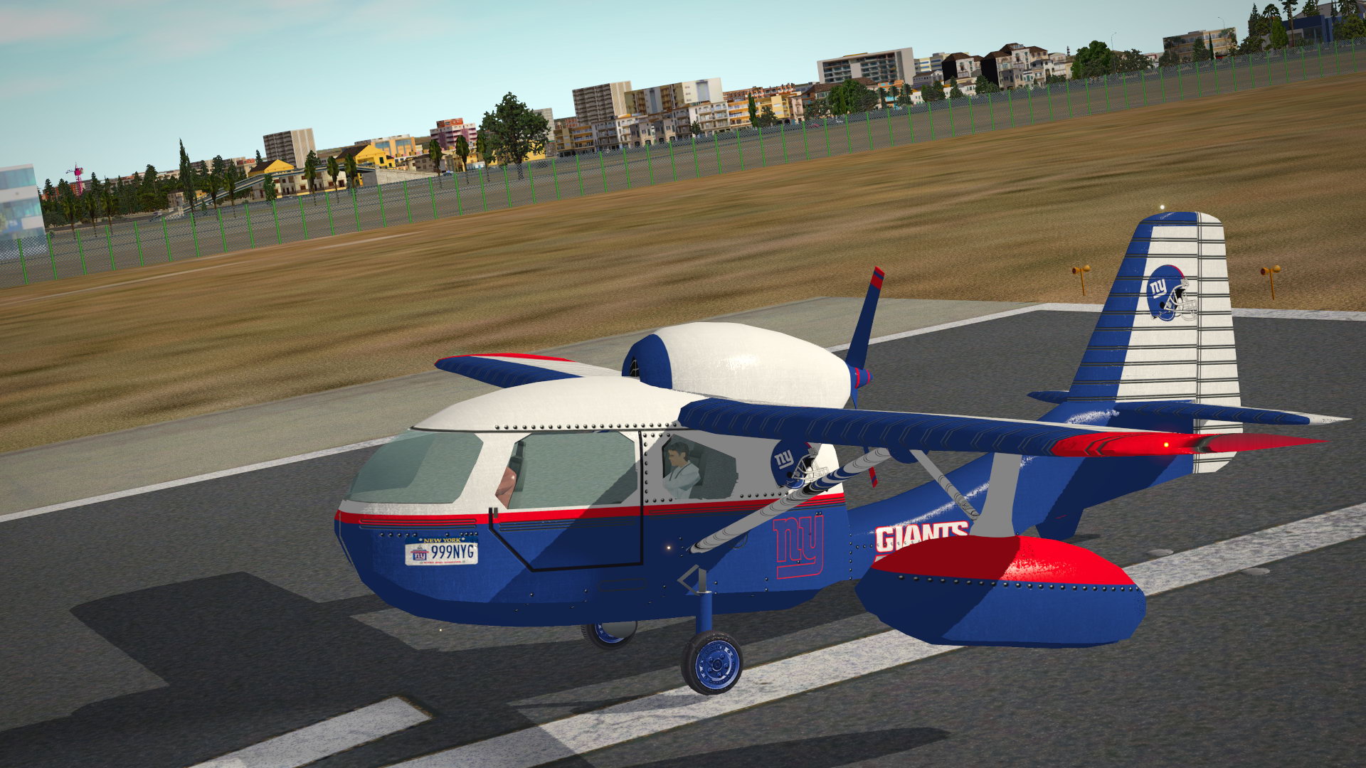 Republic Seabee New York Giants Skin - Aircraft Skins - Liveries - X ...