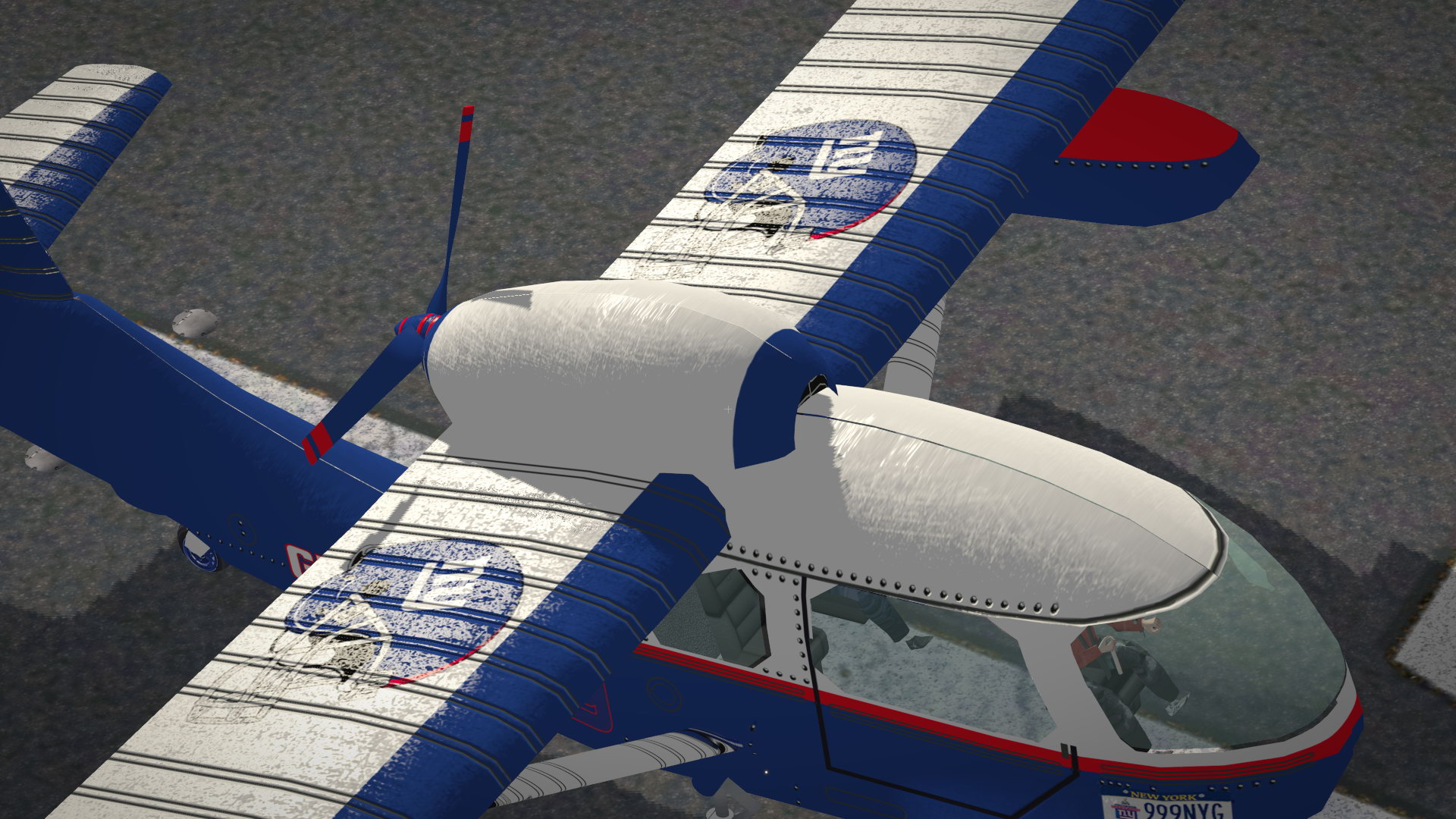 Republic Seabee New York Giants Skin - Aircraft Skins - Liveries - X ...
