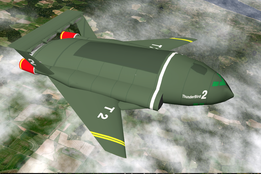 ThunderBird-2 (2070 AD) Version 10+ - Civilian Fixed-Wing Heavy Metal ...