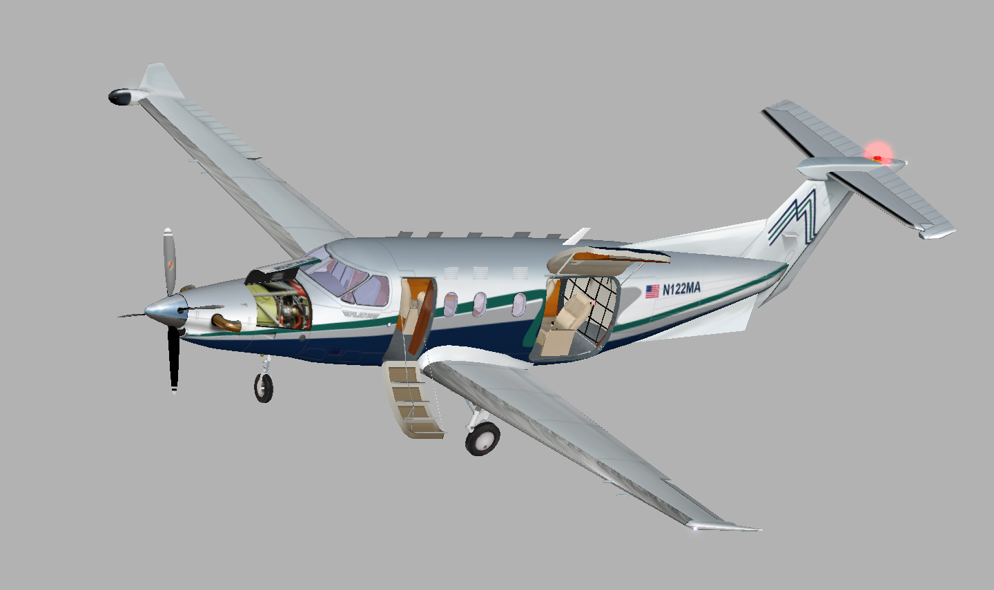 Mountain Air VA PC12 Shade Tree Micro - Aircraft Skins - Liveries - X ...