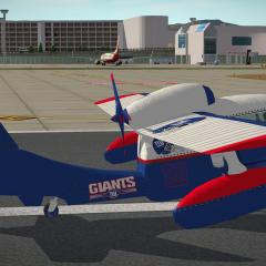 Republic Seabee New York Giants Skin - Aircraft Skins - Liveries - X ...