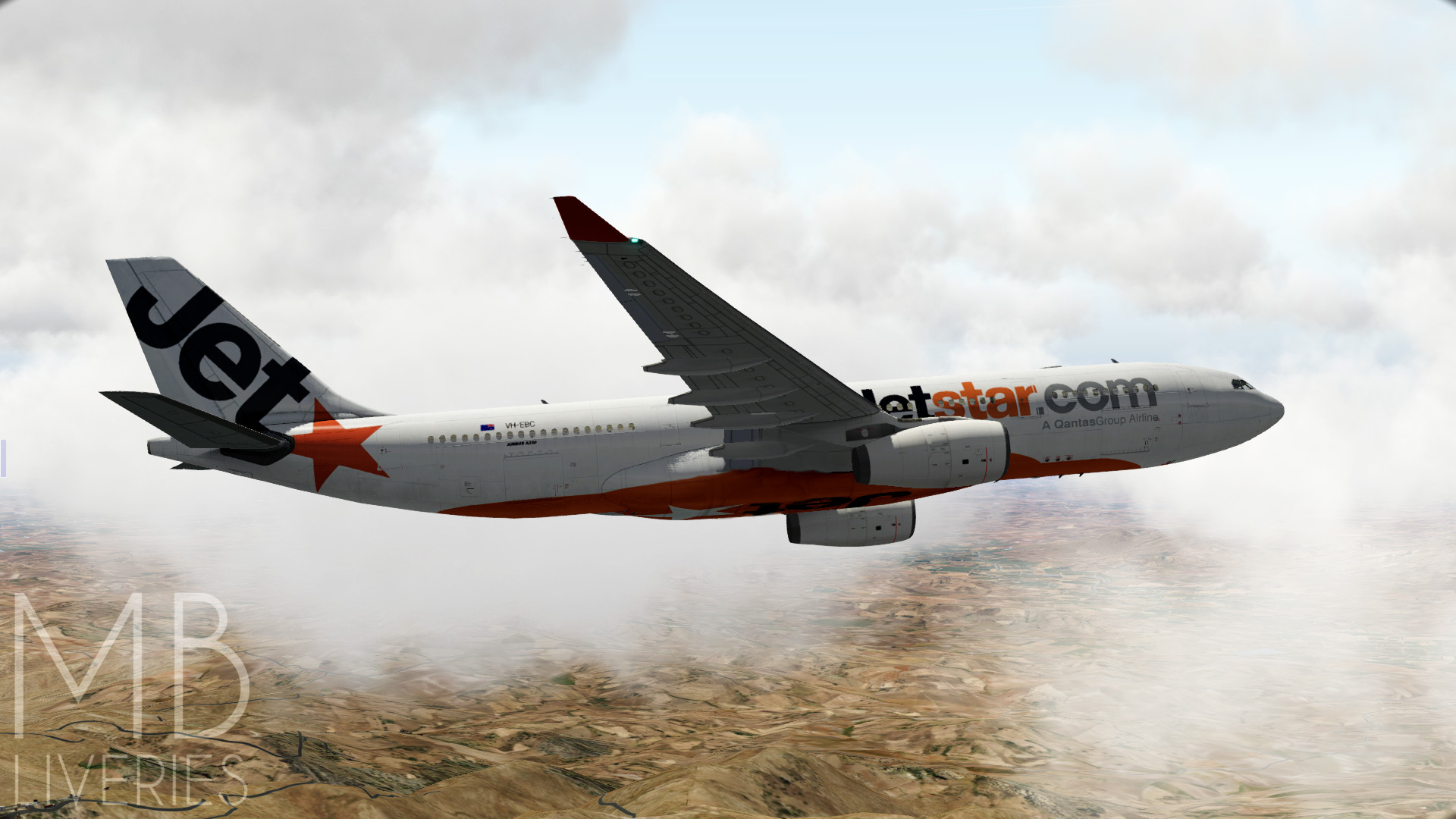 Jetstar.com (White) - Airbus A330-200 JarDesign - Aircraft Skins ...