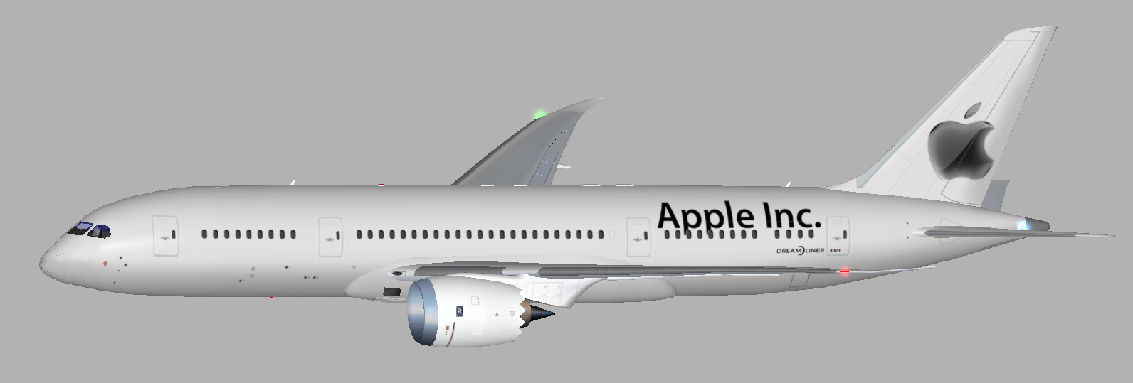 Heinz's B787 Fictional Apple Inc. Livery - Aircraft Skins - Liveries ...
