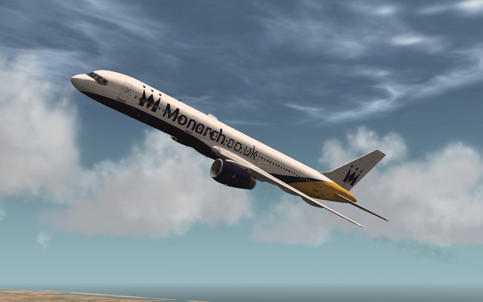 Flight Factor 757 Monarch Airlines 2012 - Aircraft Skins - Liveries - X ...