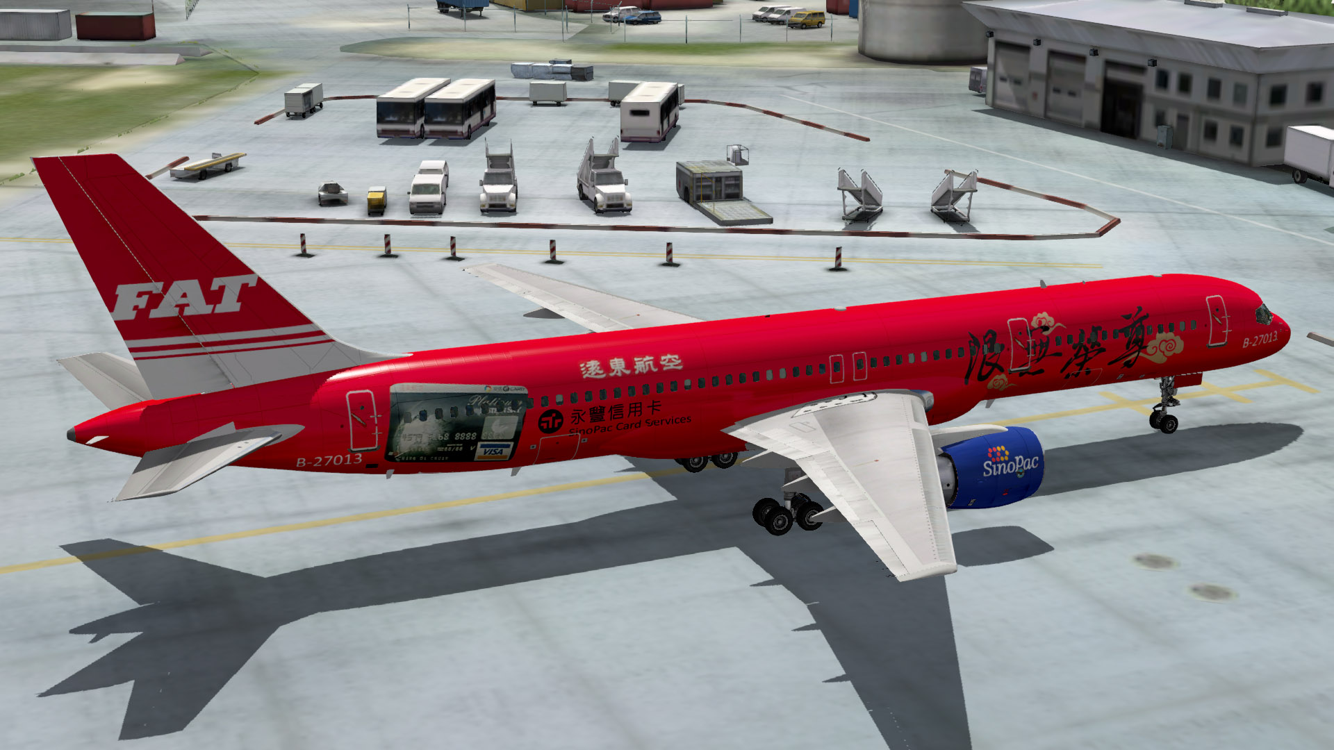 FAT (Far Eastern Air Transport) - Boeing 757-200RR/PW - Aircraft Skins ...