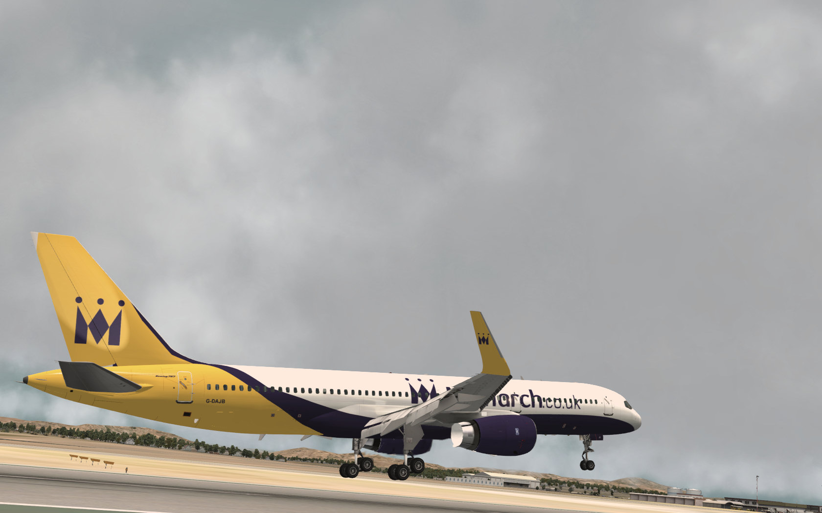 Flight Factor 757 Monarch Airlines 2013 - Aircraft Skins - Liveries - X ...