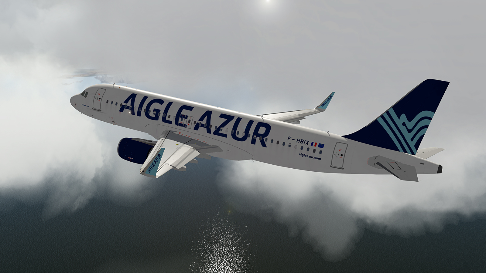 Aigle Azur A320 Sharklets livery (Peter Hager) - Aircraft Skins ...