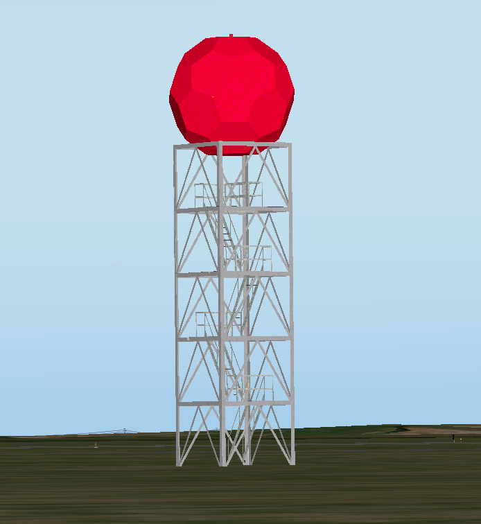 Radome on steel lattice tower - Objects - X-Plane.Org Forum