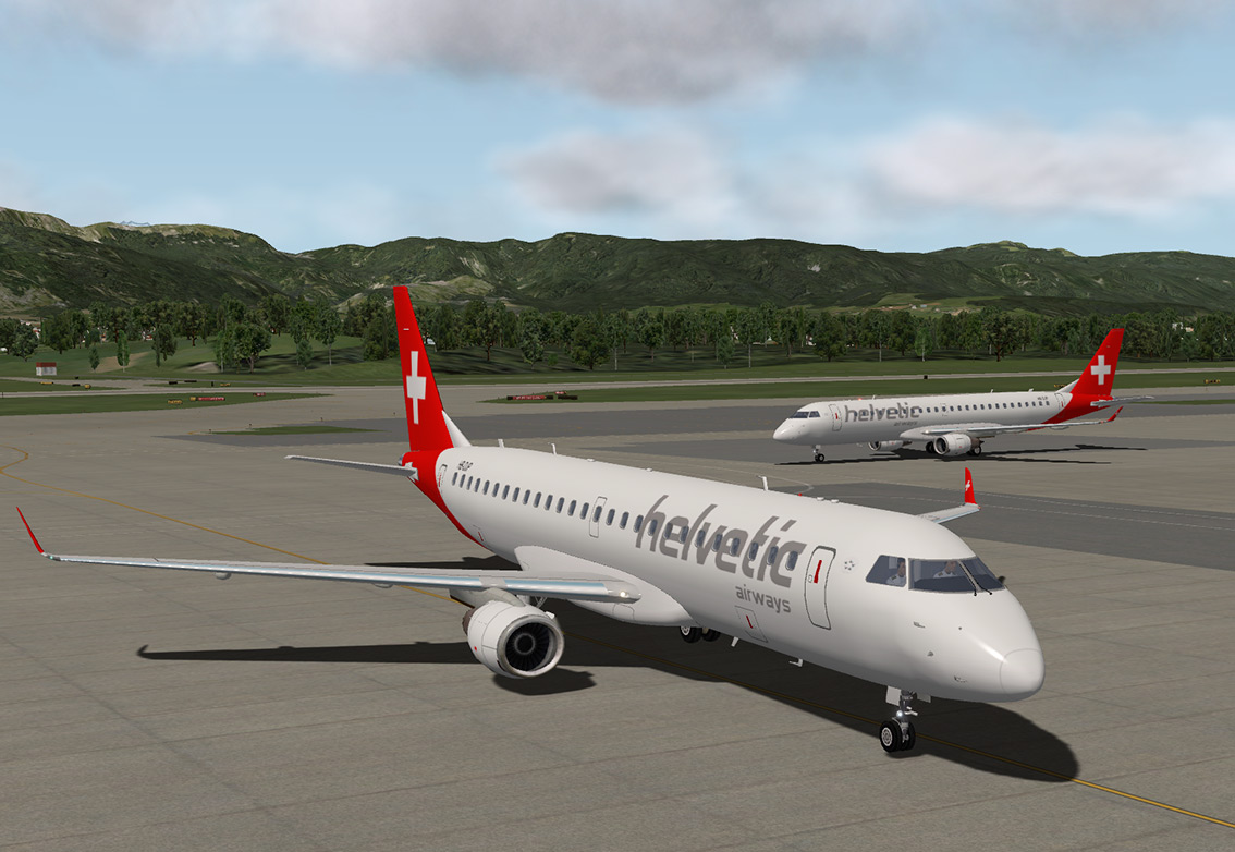 Embraer 190 helvetic - Aircraft Skins - Liveries - X-Plane.Org Forum