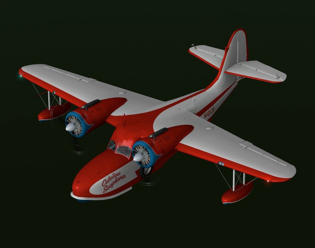Goose livery, Catalina Seaplanes N12CS, for DDenn's payware plane ...