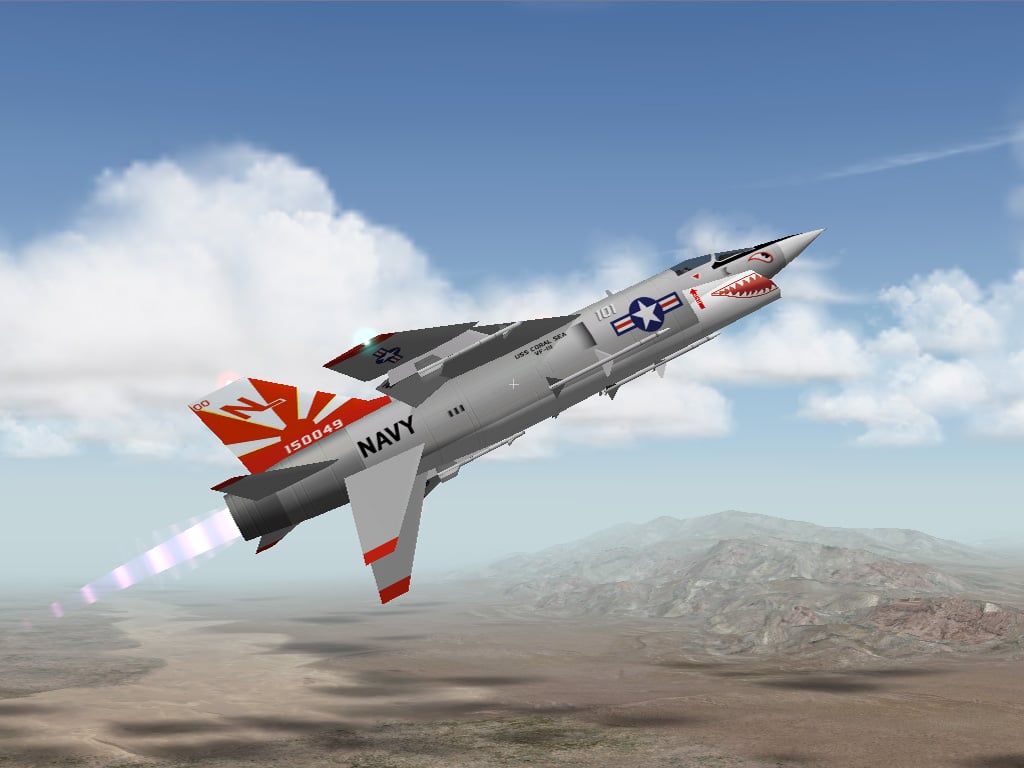 Vought XF8U-3 Crusader III - Military Fixed-Wing 1946 and after - X ...