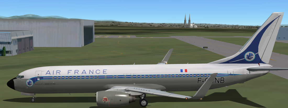 Air France Retro Livery for EADT B737 - Aircraft Skins - Liveries - X ...