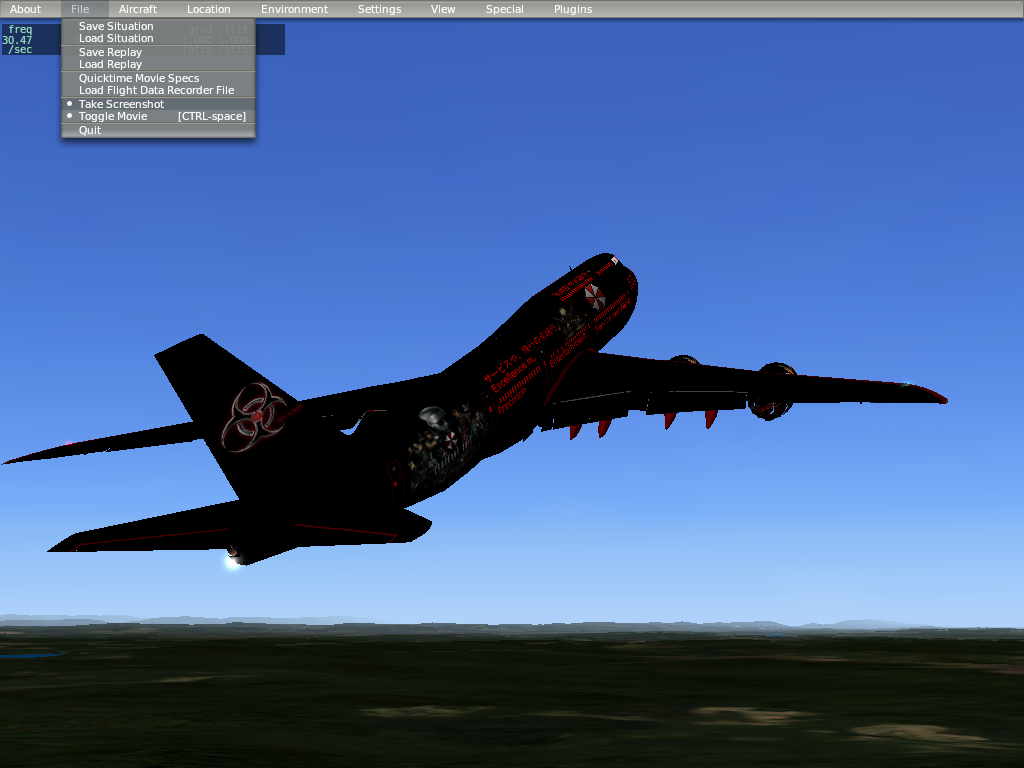 for the love of gaming and flying Night livery as well as flight deck ...