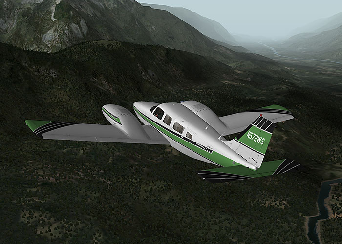Carenado Seneca II New Livery - N572WS - Aircraft Skins - Liveries - X ...