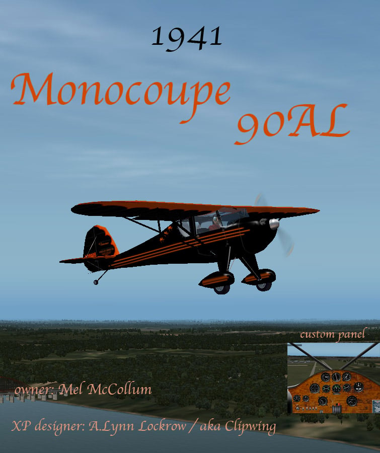 Monocoupe 90AL - Civilian Fixed-Wing Aircraft before 1946 - X-Plane.Org ...